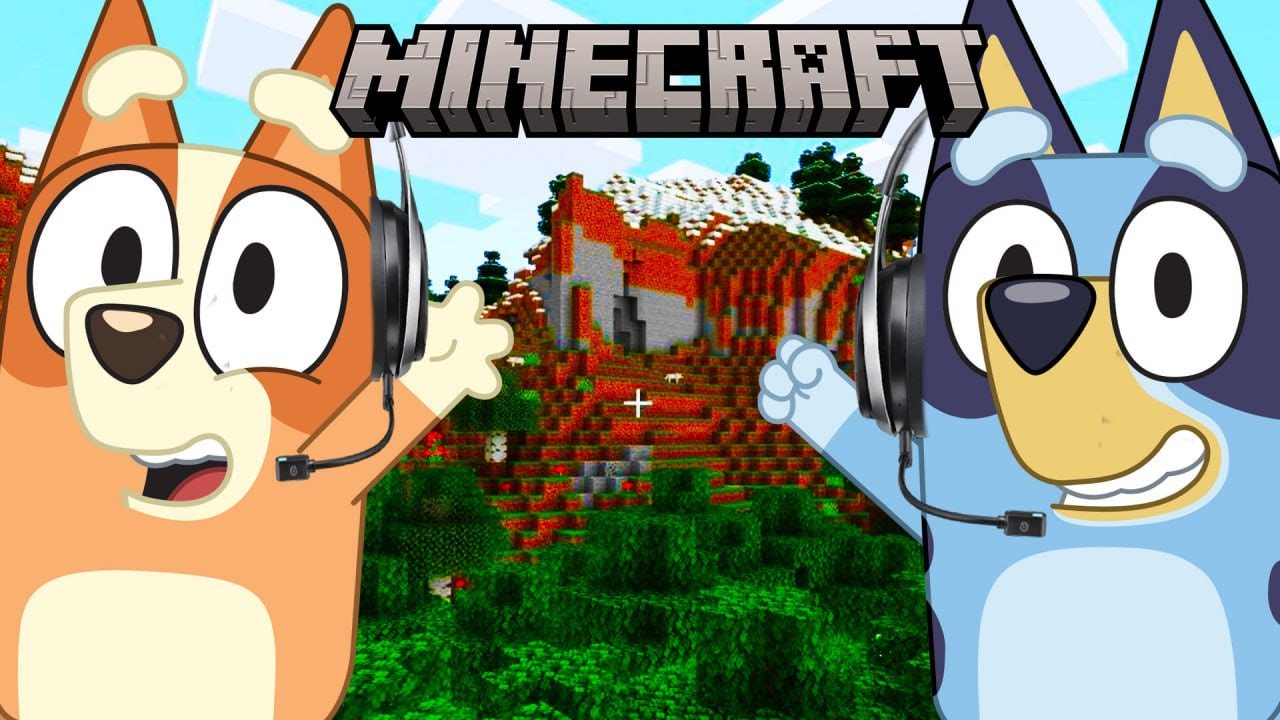 Bluey Play Minecraft 5 - YouTube