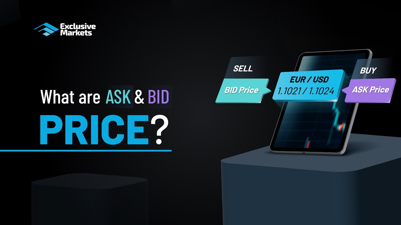 What are Ask & Bid Price? I Exclusive Markets - YouTube