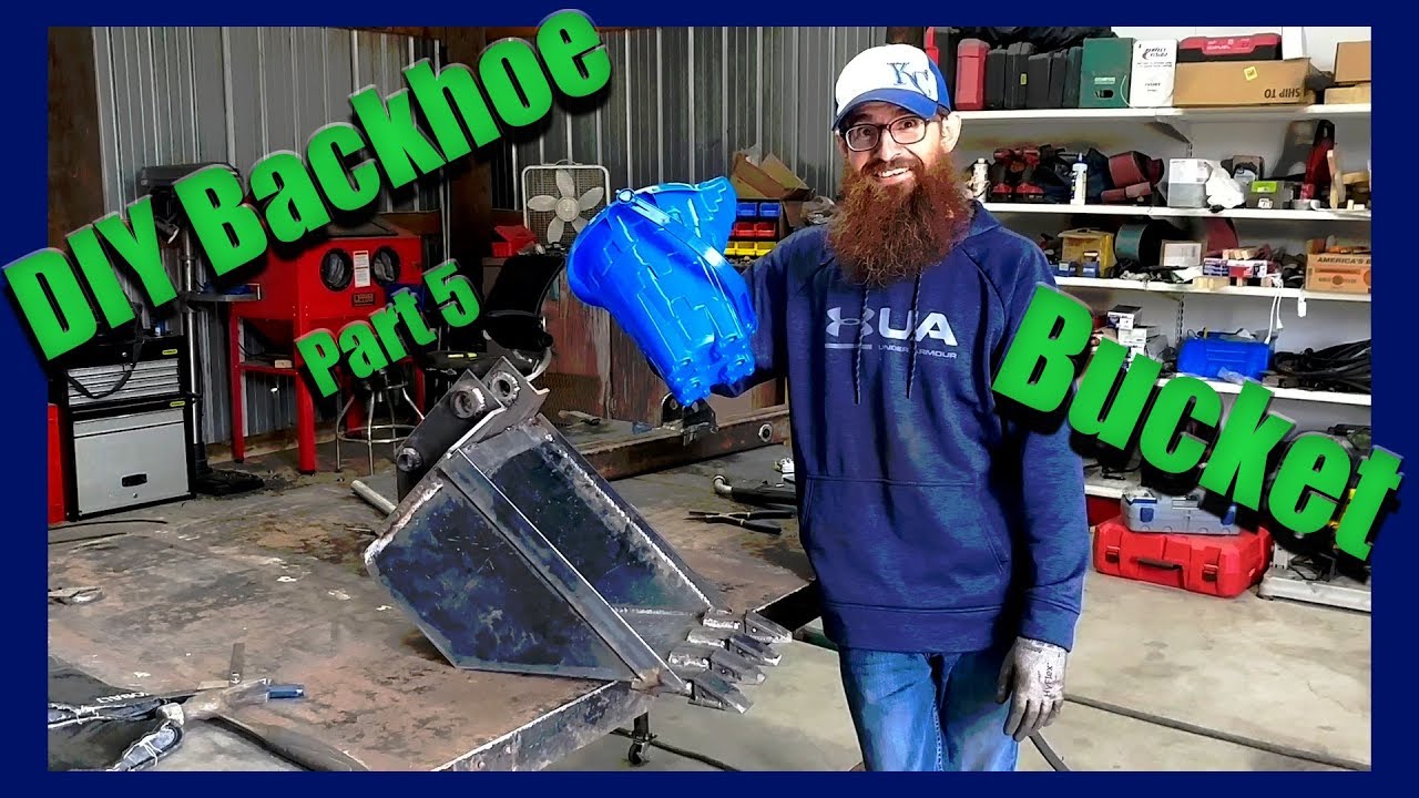 Building a Mini Backhoe for a lawn mower (Part5) - YouTube
