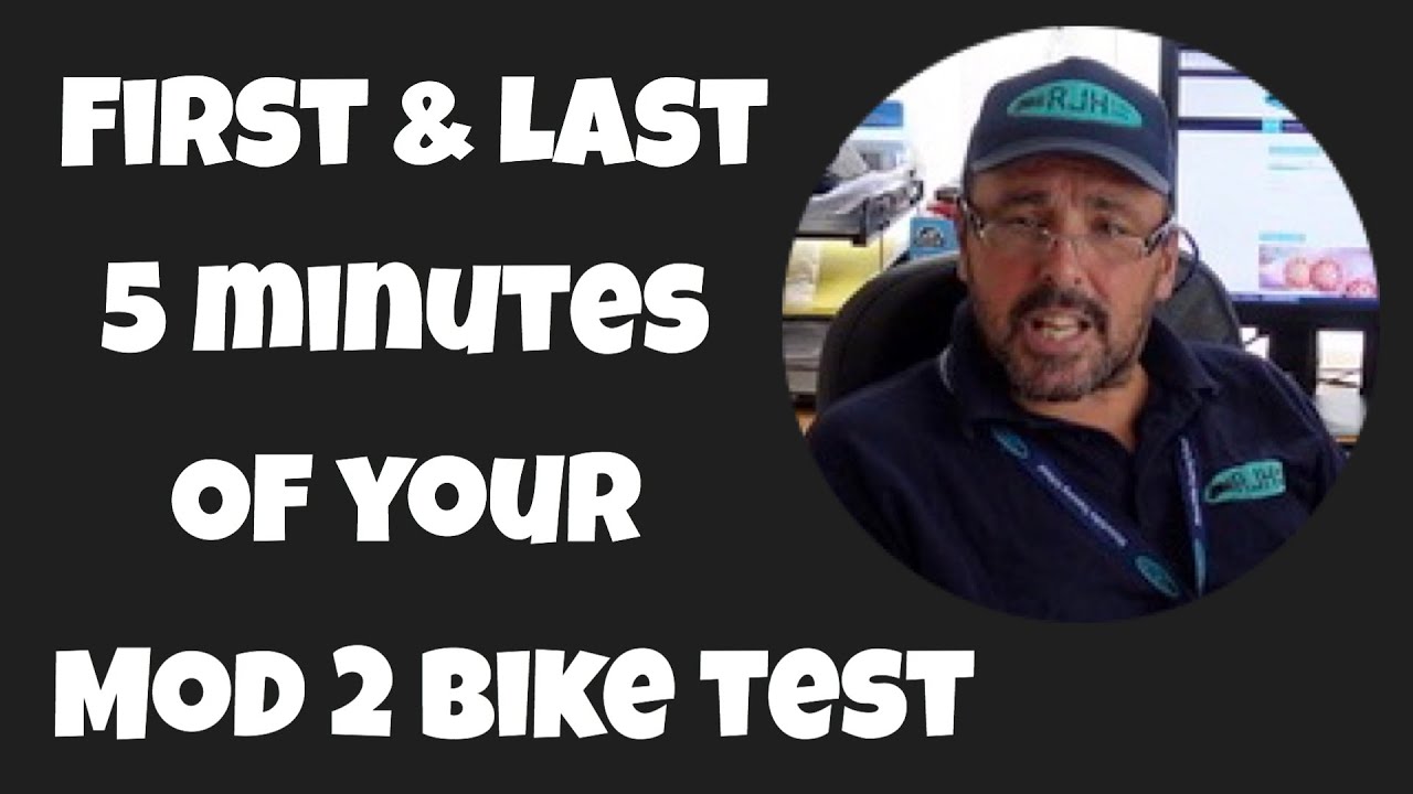 The First And Last 5 Minutes Of Your Motorbike Module 2 Test - YouTube