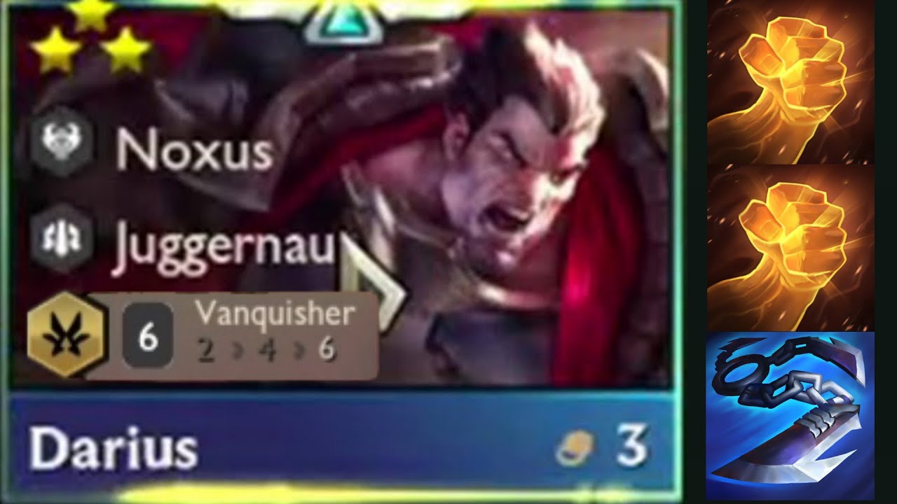 New Darius 3 Star ⭐⭐⭐ Full Crit With 6 Vanquisher And Total Domination