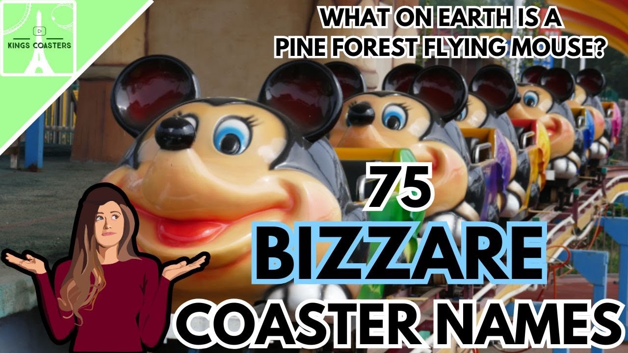 Here's 75 BIZZARE Roller Coaster Names | Kings Coasters - YouTube