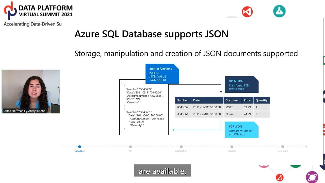 Develop serverless, full stack apps with Azure SQL by Anna Hoffman - YouTube