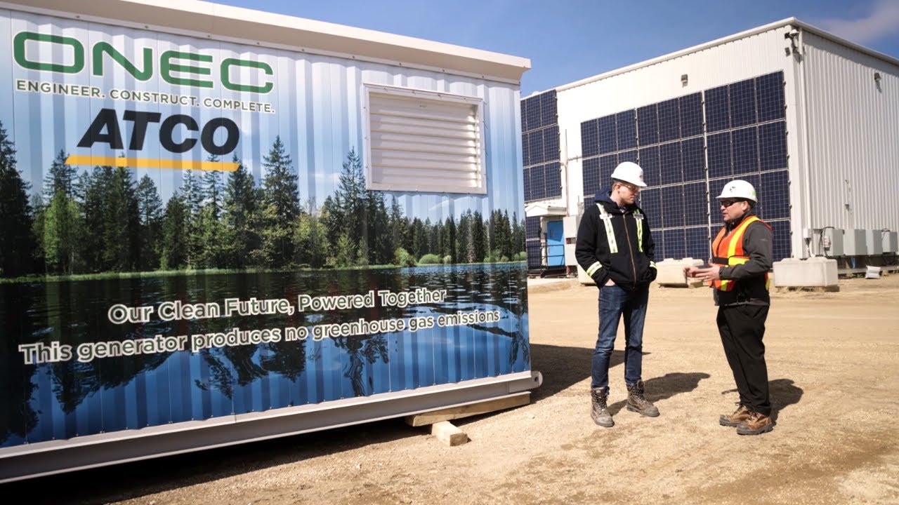 ATCO: Hydrogen Fuel Cell with ONEC and GenCell Trial - YouTube