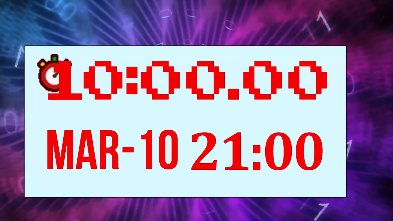 10 Minute Super Mario Bros. Countdown Timer – PTOEQ