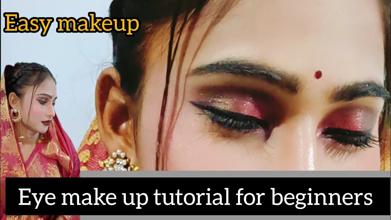 Beginners eye makeup easy tutorial. #eyemakeup #tutorial #easymakeup # ...