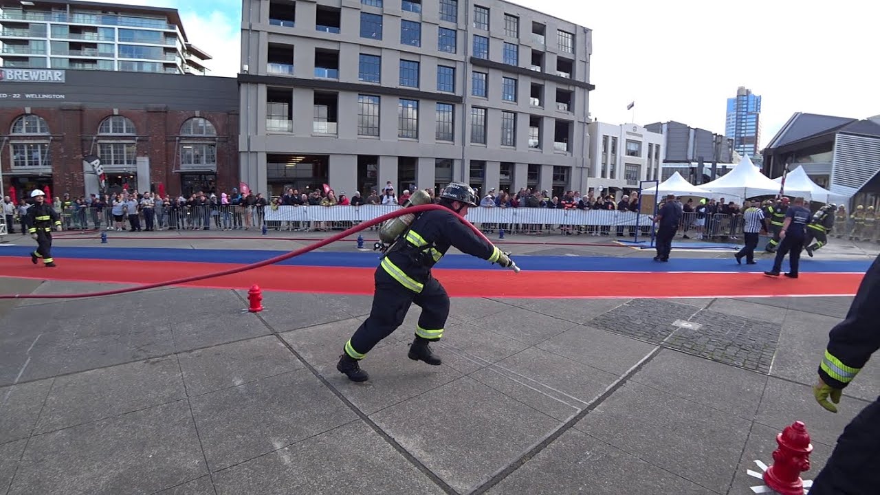 New Zealand FIREFIGHTER CHALLENGE 2019 -- Wellington【4K】🇳🇿 - YouTube