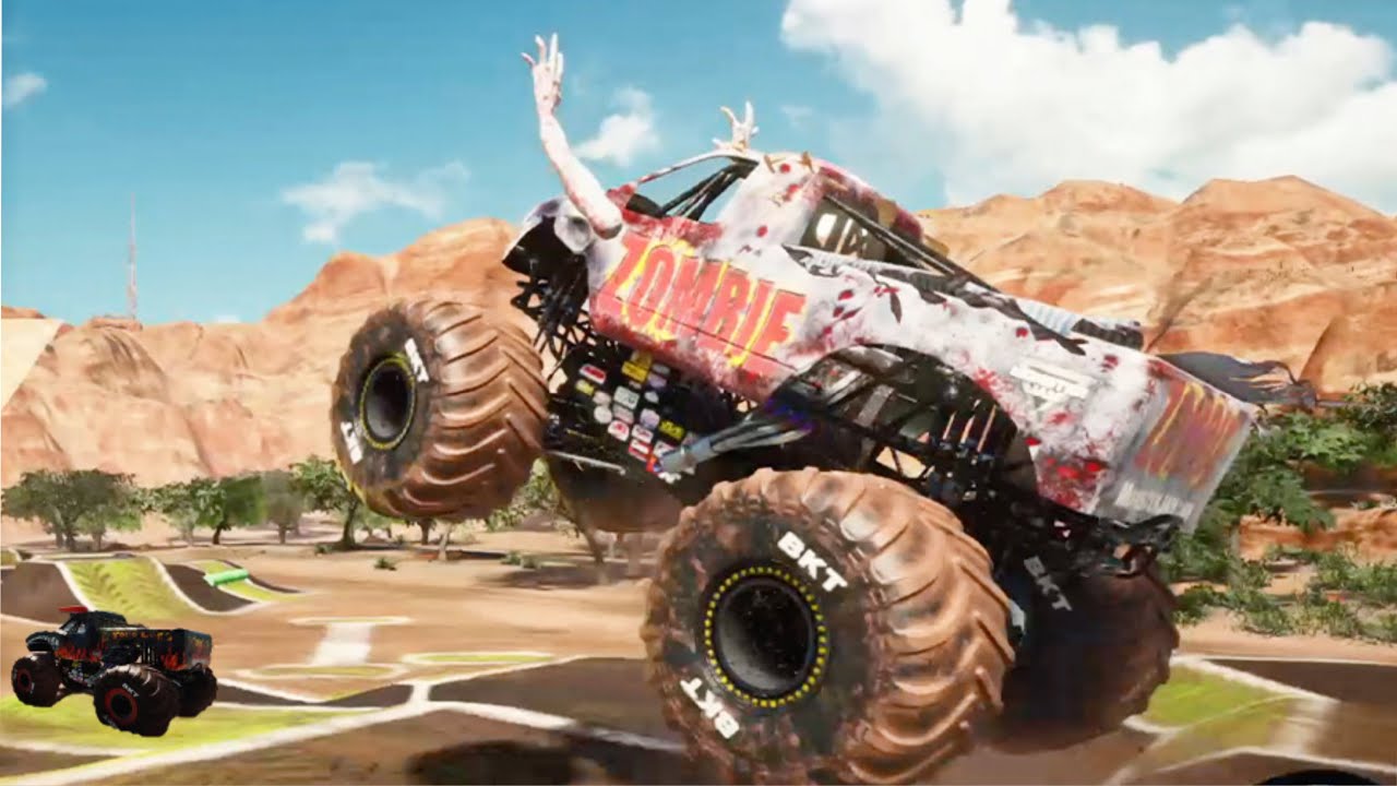 Monster Jam | Monster Trucks | Epic High Speed Monster Truck Jumps ...