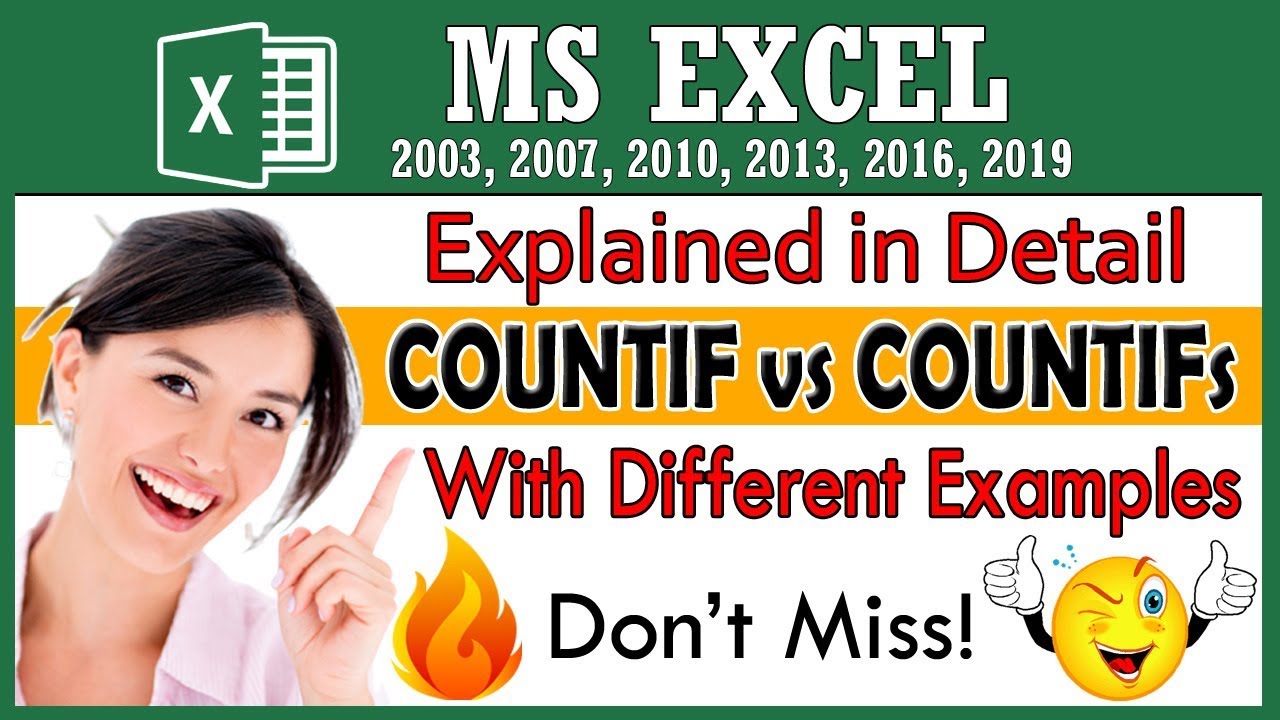 How To Use COUNTIF COUNTIFS Function With Multiple Criteria In MS How To Use COUNTIF COUNTIFS Function With Multiple Criteria In MS