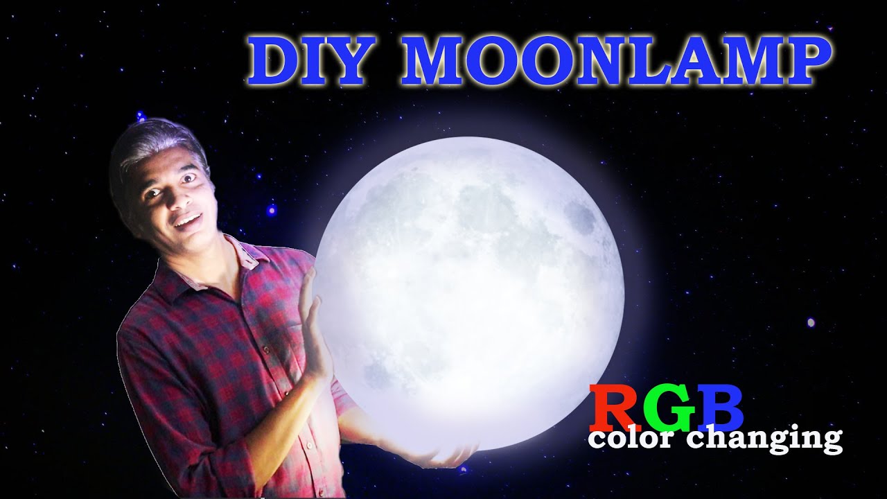 DIY Moon Lamp| How to make Moon Lamp at home #howtomake,#moonlamp,#Diy ...