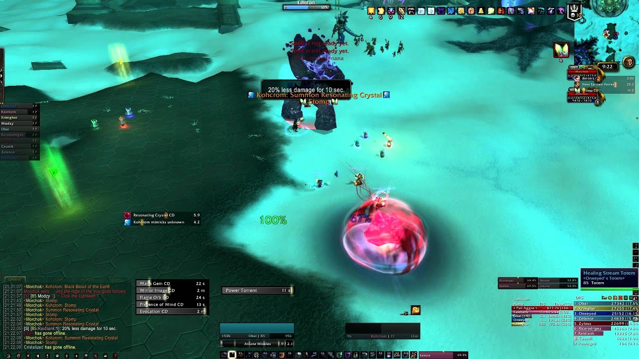 Heroic: Morchok - Dragon Soul 10M Heroic - Mage PoV - YouTube