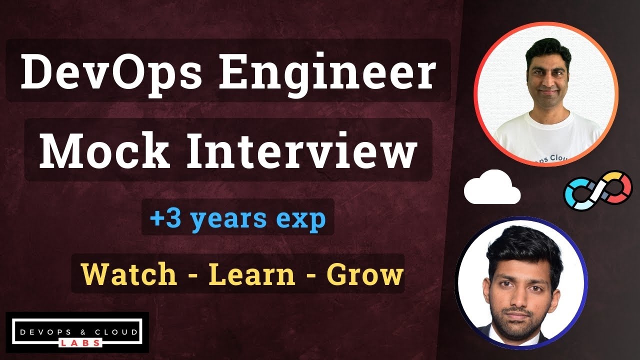 DevOps Engineer Mock Interview With Valuable Tips at the End by Mentor Sanjeev Kumar | AWS ...