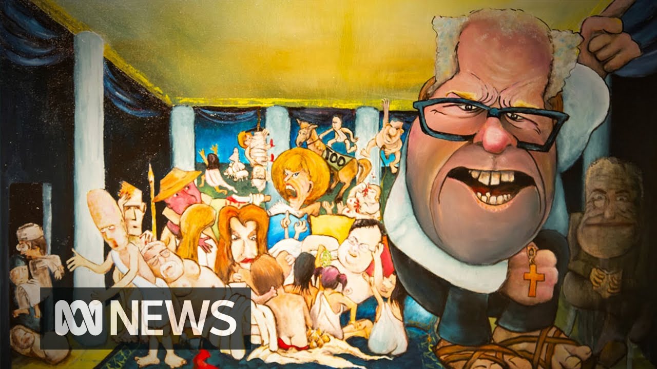 Bald Archy paintings poke fun at Australian celebrities | ABC News ...