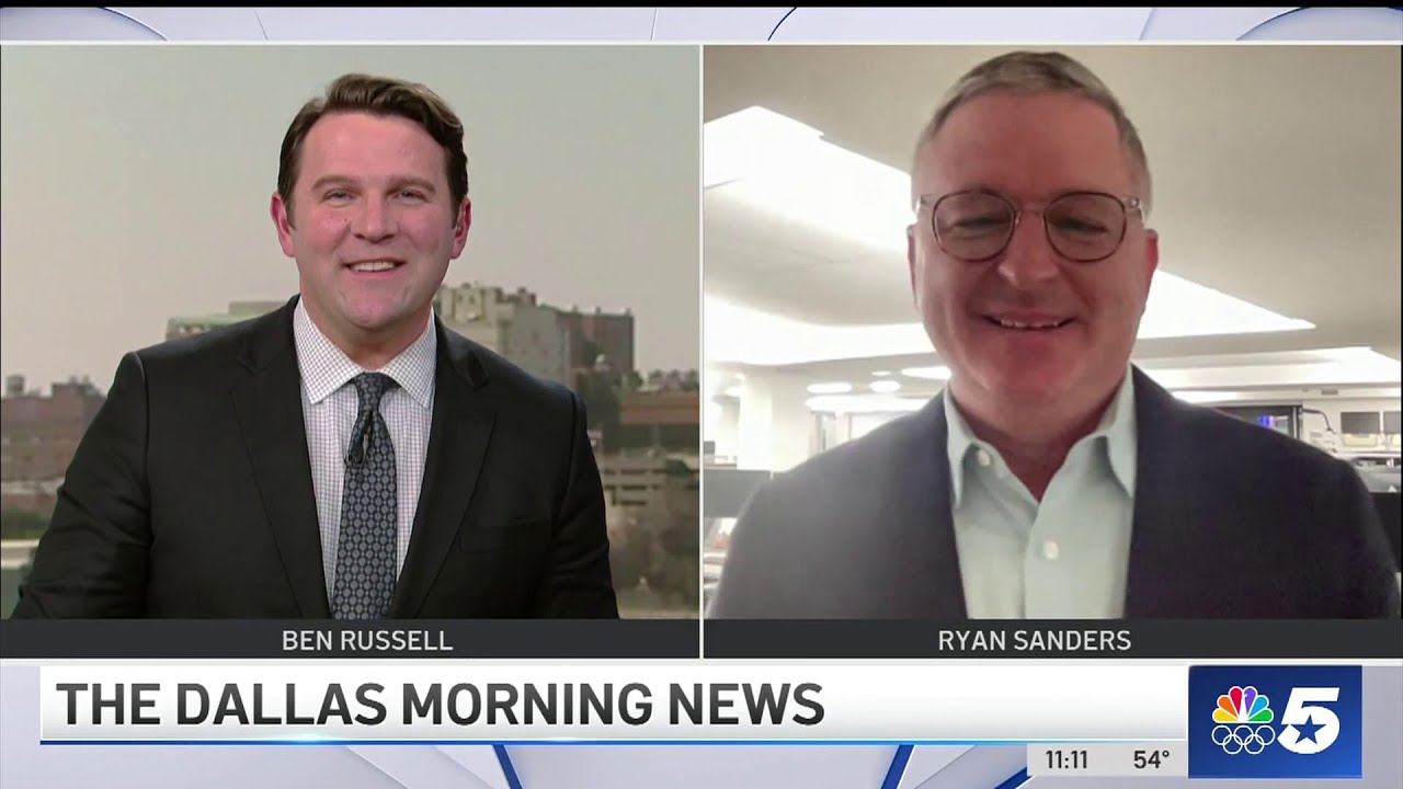 Ryan Sanders with the Dallas Morning News helps his son ask a special ...