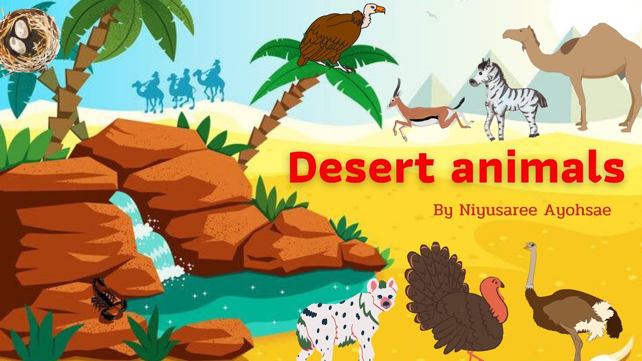 Counting book for kids : Desert Animals 1-10 I Kids Learning - YouTube