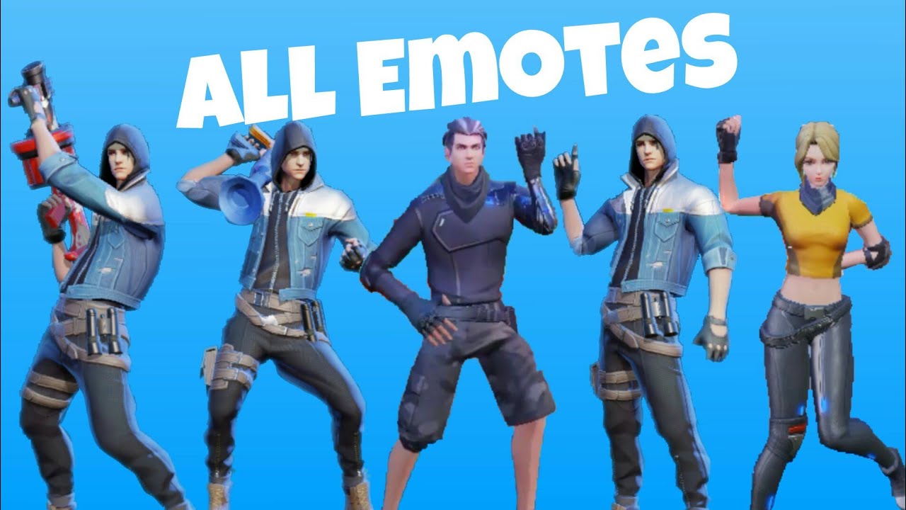 Creative Destruction : All Unique Emotes - YouTube