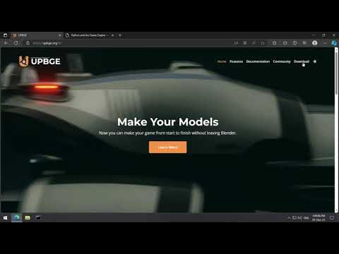 Quick Blender game engine tutorial: how to run python script each frame in UPBGE v0.36.1 - YouTube