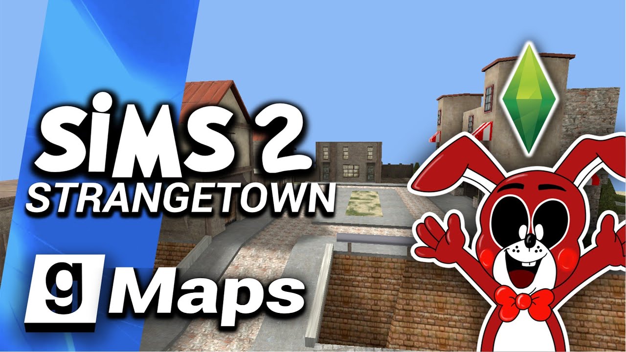 Sims 2 Strangetown DS Map In GMOD | Exploring Garrys Mod - YouTube