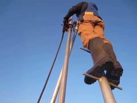 Vibracoring on Assateague Island - YouTube