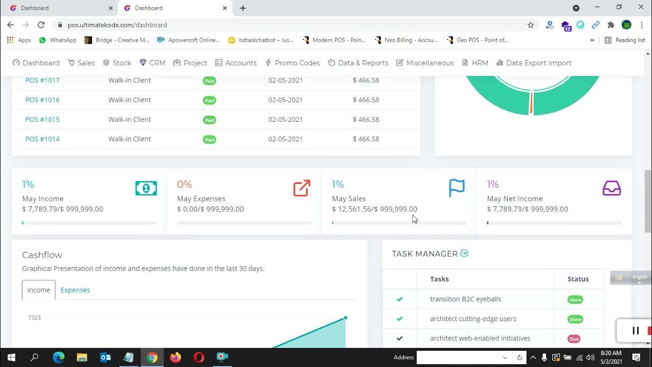 Accounting/Invoice/Billing/POS/HRM/Stock Management Software - YouTube