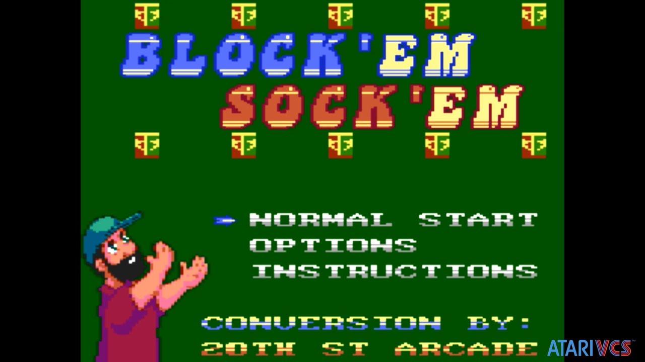 Block'em Sock'em - The new Atari VCS - Mockduck Plays Games - YouTube