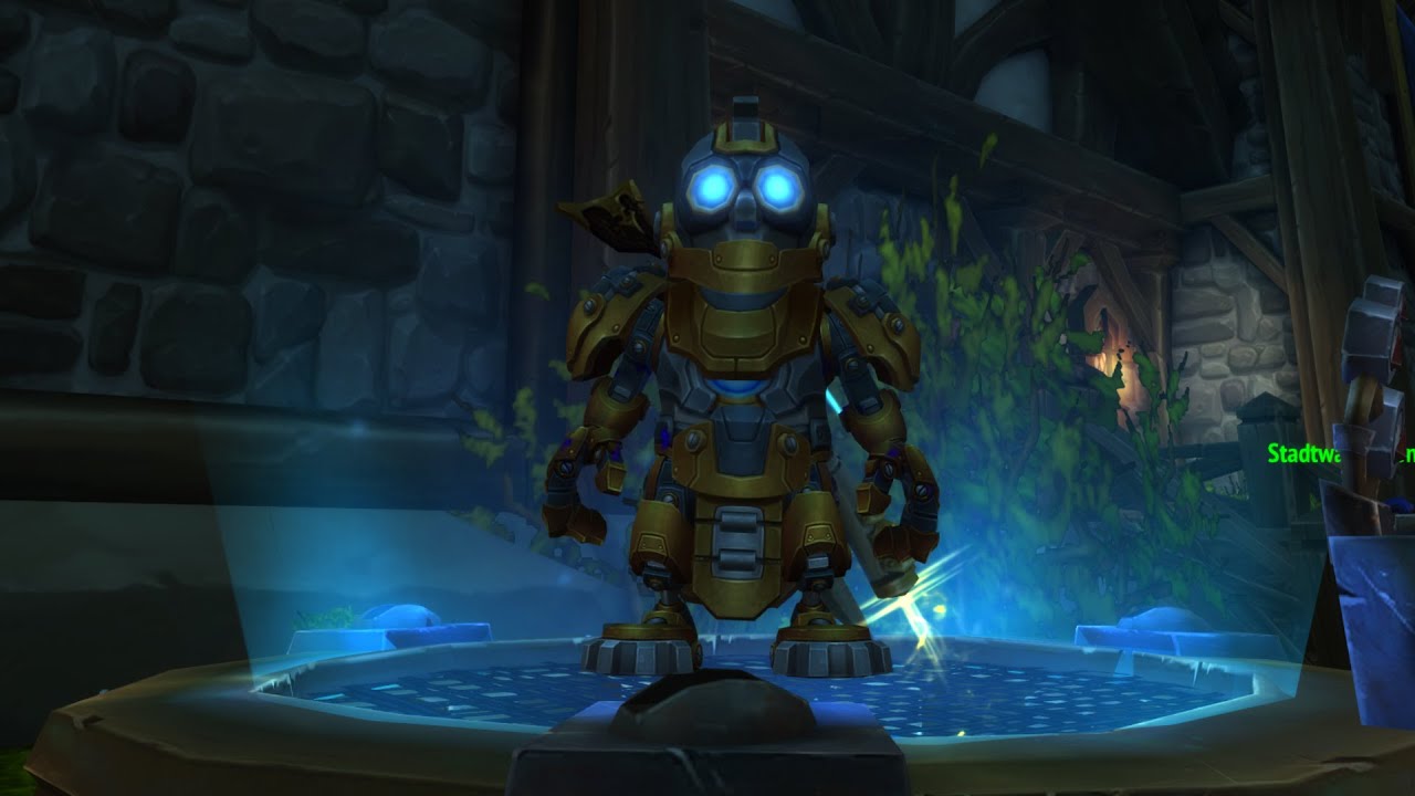 World Of Warcraft - Retail - BFA - Mechagnome Heritage Armor - YouTube
