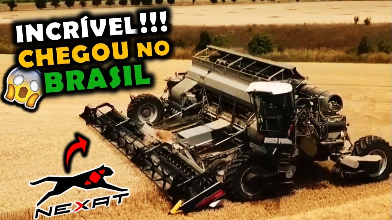 INCRÍVEL! NEXAT NO BRASIL - O MEGA TRATOR "FAZ TUDO" - MAIOR TECNOLOGIA ...