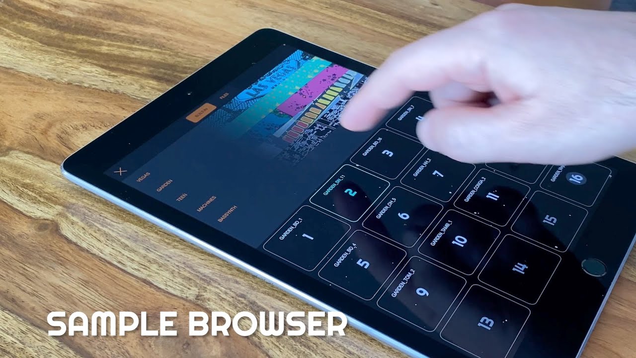 Sample browser in Dawnbeat - YouTube