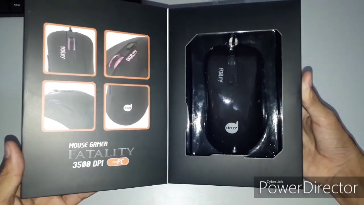 UNBOXING MOUSE GAMER [fatality] DAZZ - YouTube