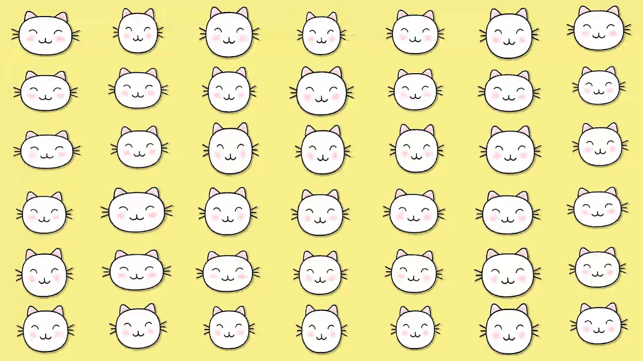 Cute Cats Video Background | Moving Background Animation | Free - YouTube