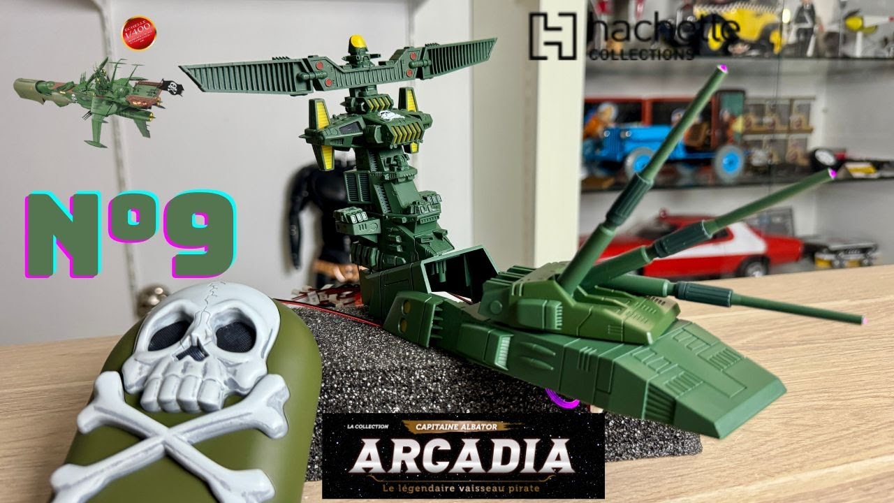 “Arcadia N°9 Hachette Collections : Le légendaire vaisseau d’Albator ...
