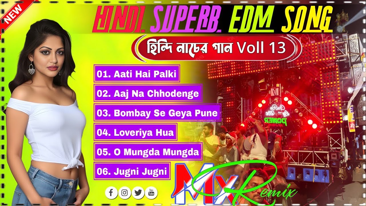 HINDI EDM MIX SONG_DJ MX REMIX 2025 DJ REMIX SONG NEW #edm #dj - YouTube