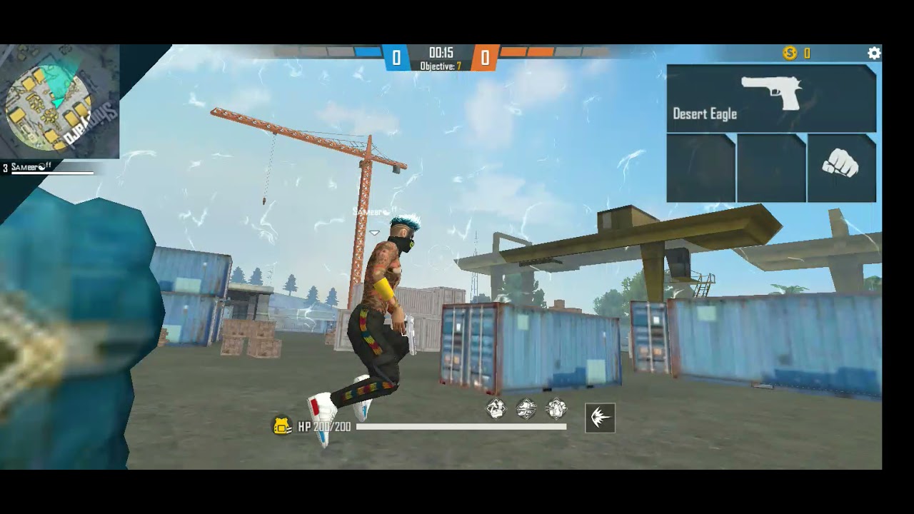 Sameer ff 1v2👽👽 - YouTube