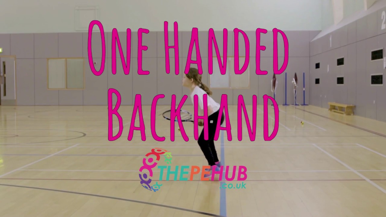 One handed back hand - YouTube