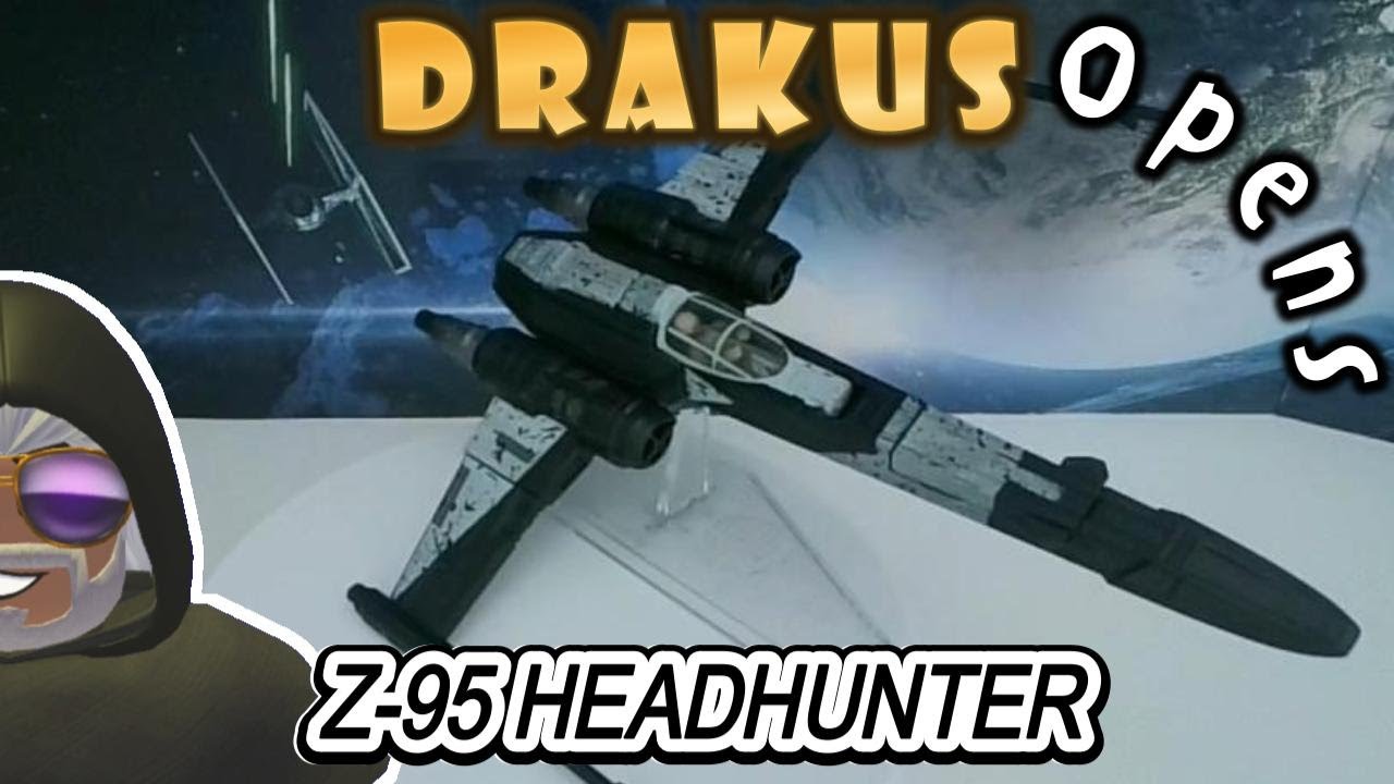 Drakus Opens Star Wars Rogue One Z-95 Headhunter - YouTube