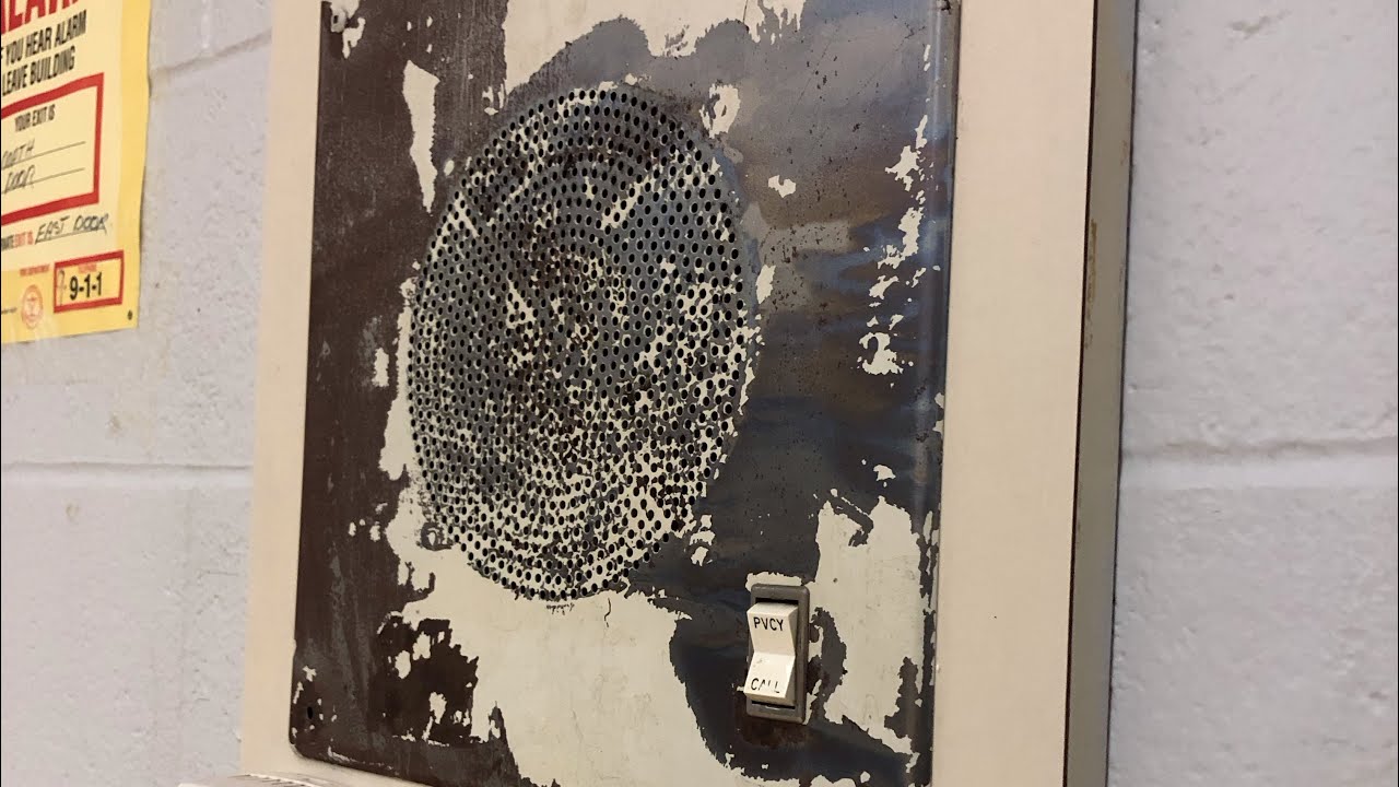 The worlds worst school PA system installation repair - YouTube