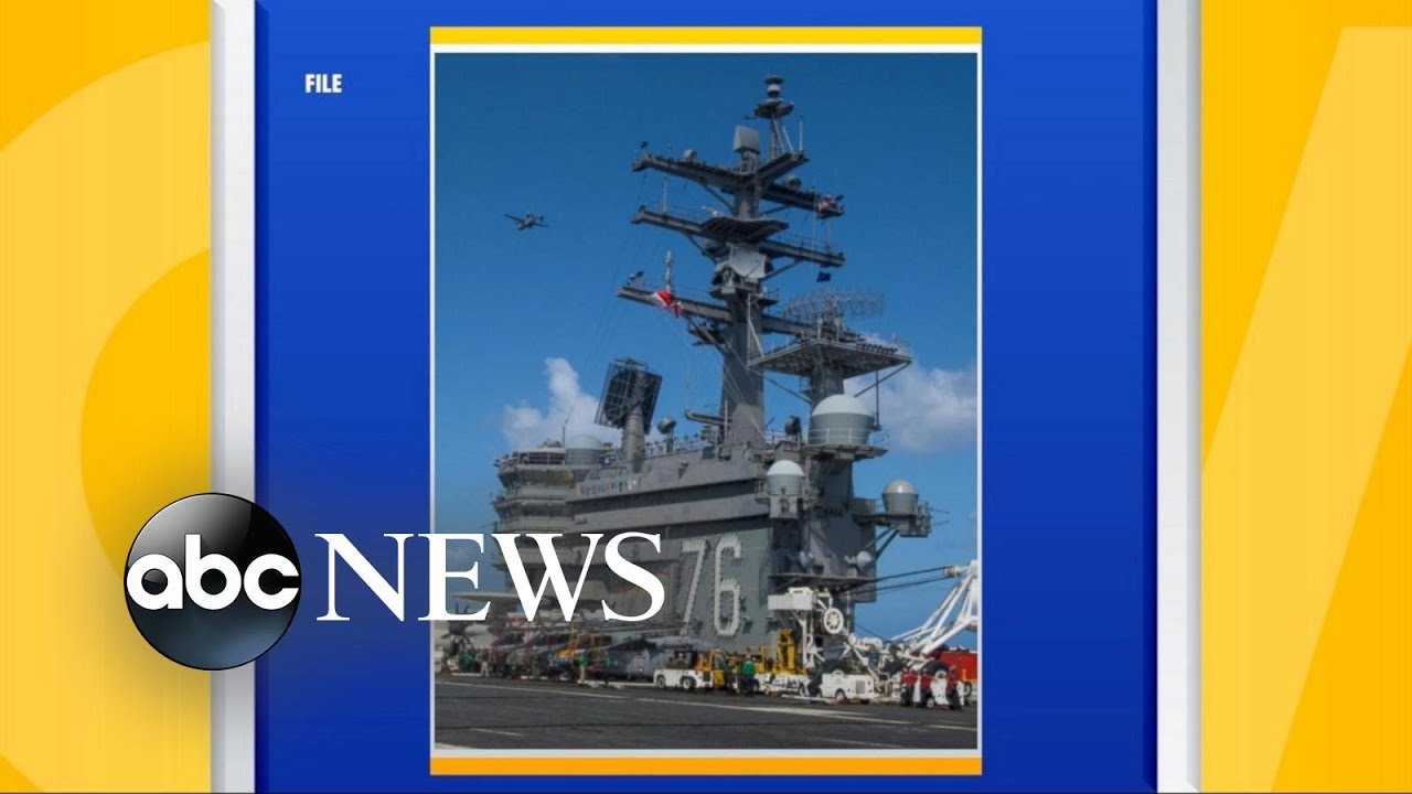US Navy aircraft crashes into sea near Japan - YouTube