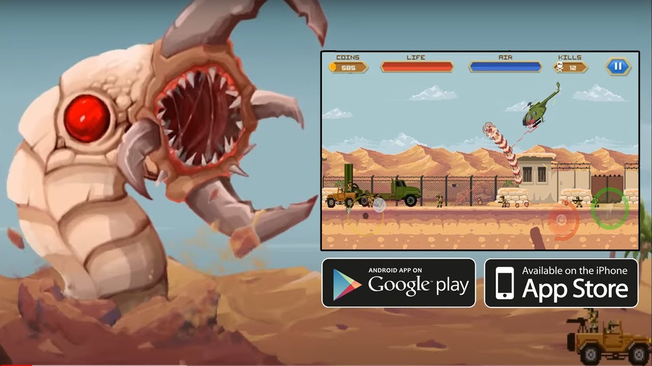 Deep Worm 2 Android Gameplay | Desert Zone - YouTube