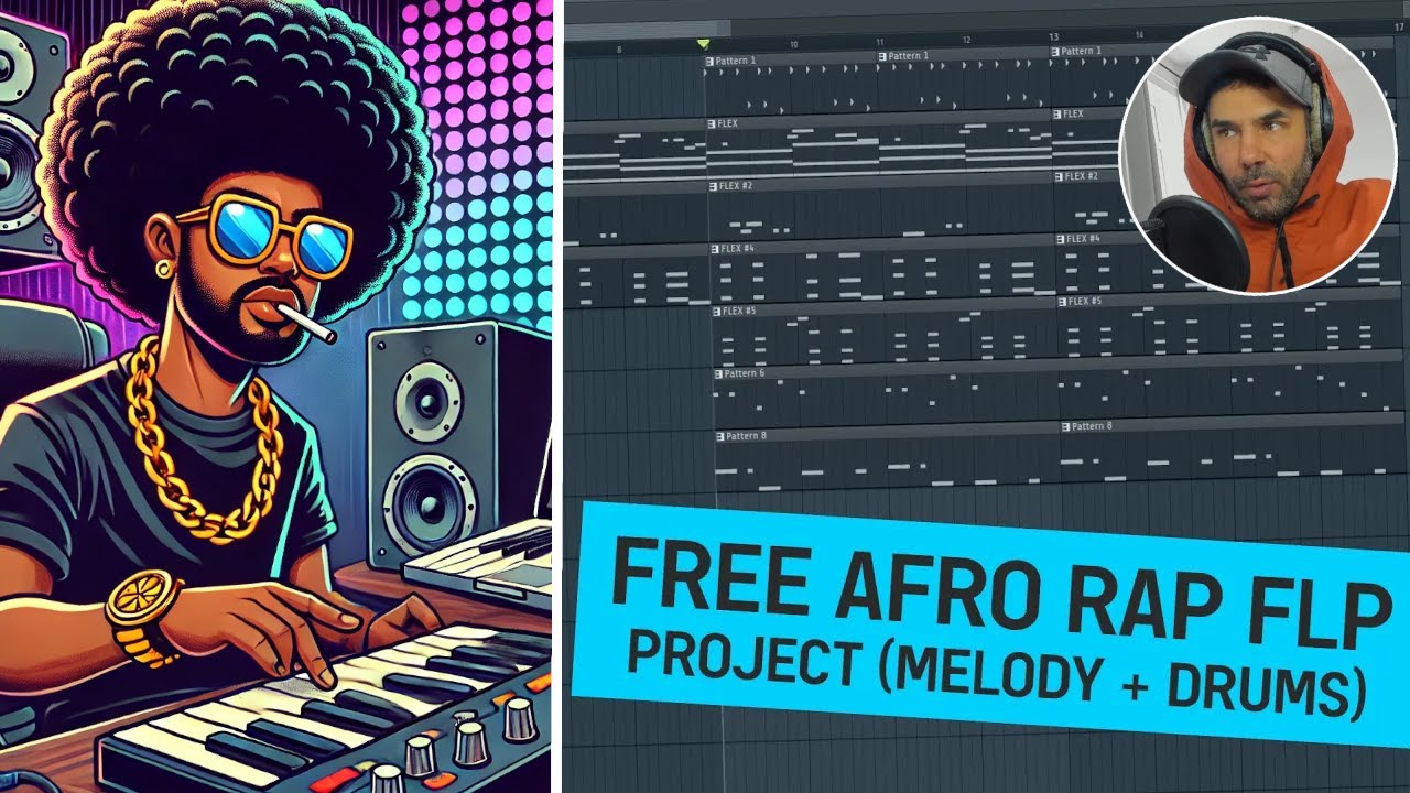 Afro Rap Style FL Beat 2025 [Melody & Drum Pattern + Free FLP] - YouTube