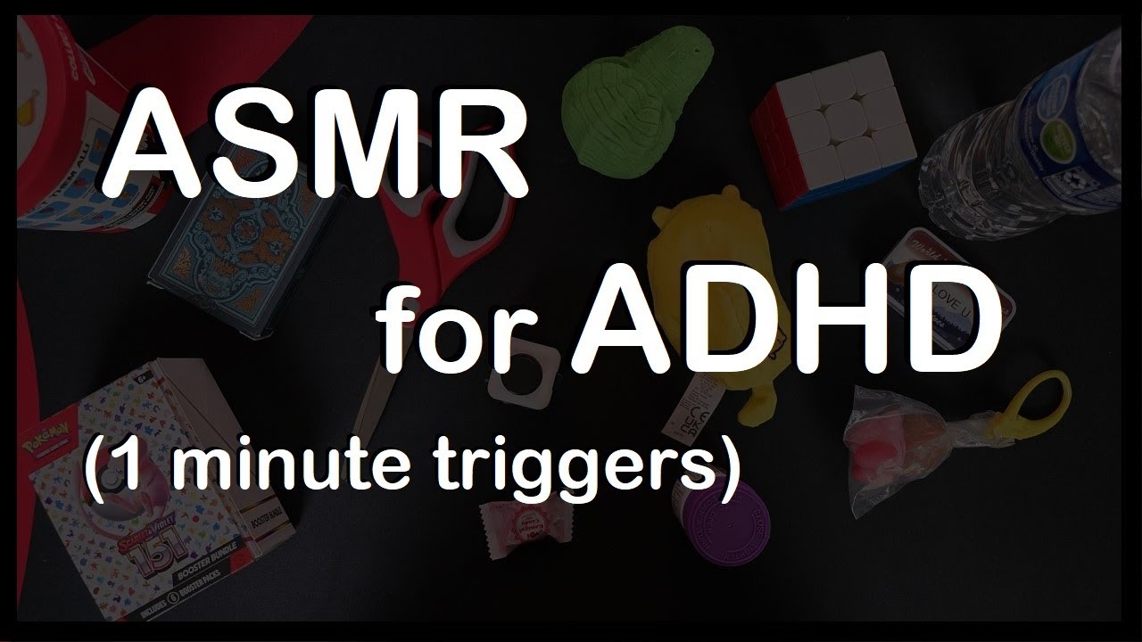 ASMR for people with ADHD (1 minute triggers) | Fast Paced | Tapping | Lofi - YouTube