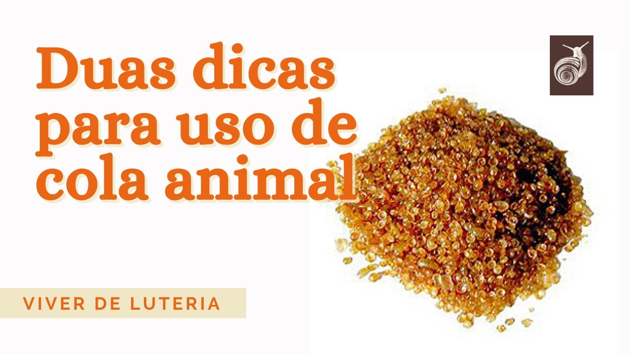 Duas dicas para uso de cola animal - YouTube