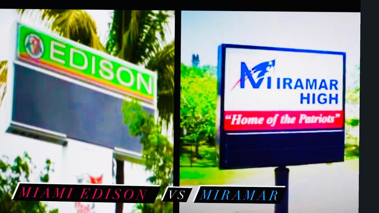 Miramar Patriots vs Miami Edison Red Raiders - Pregame Hype Film # ...