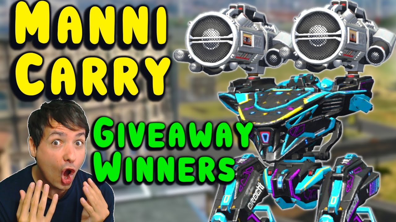 Manni on Killing Spree! + Giveaway Winners - War Robots Gameplay WR ...