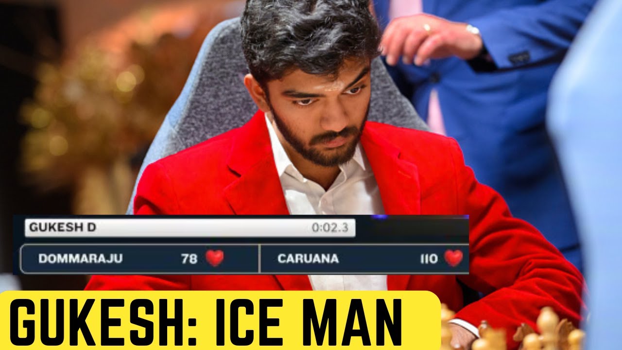 World Chess Champion Gukesh's calm heart-rate under pressure in goes ...