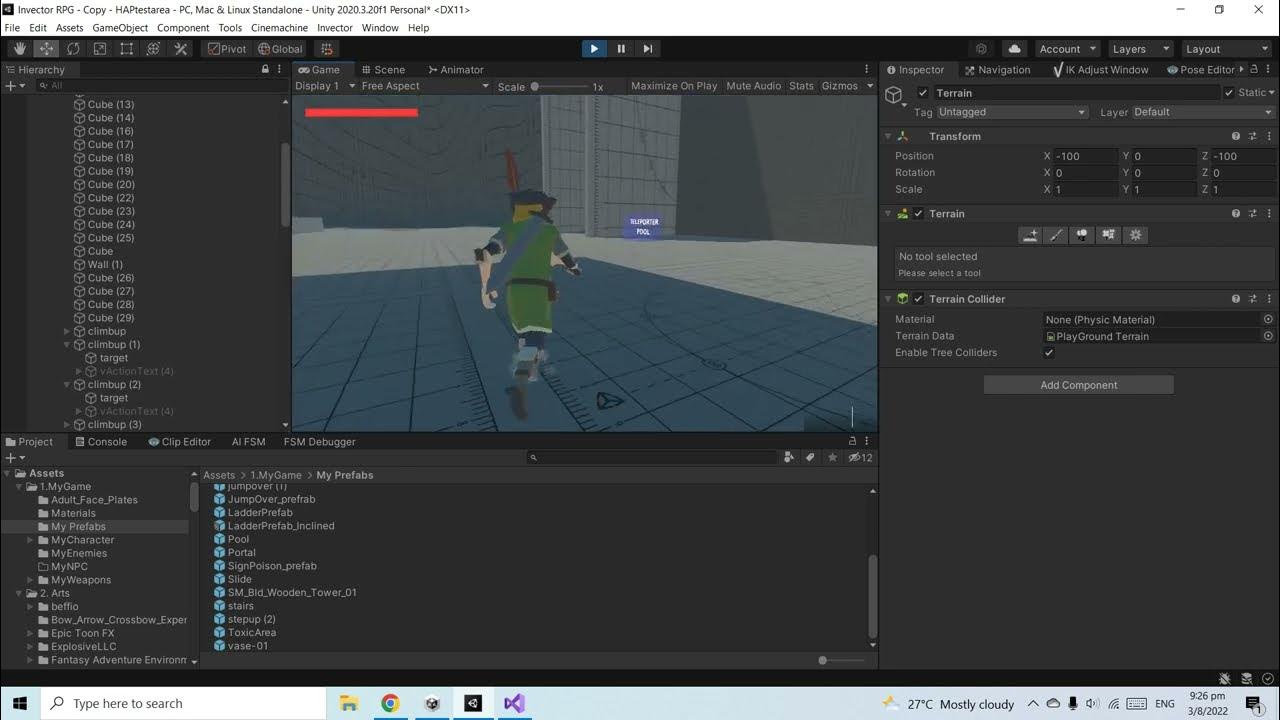 Swimming HAP Invector integration - YouTube