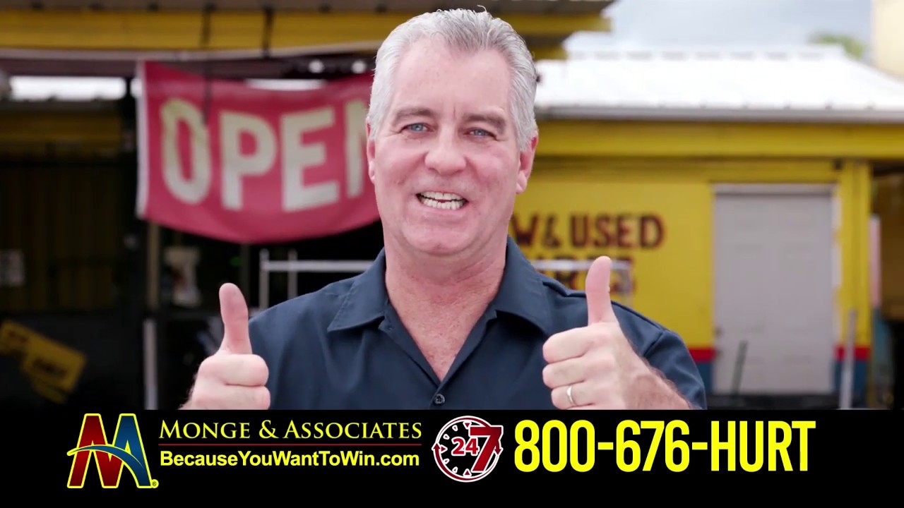 Injured? Personal Injury Team Monge can Help - YouTube