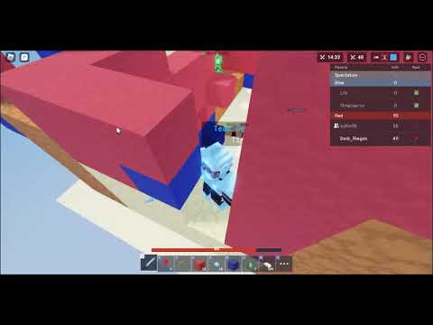 Spawn killing in (roblox) bedwars - YouTube