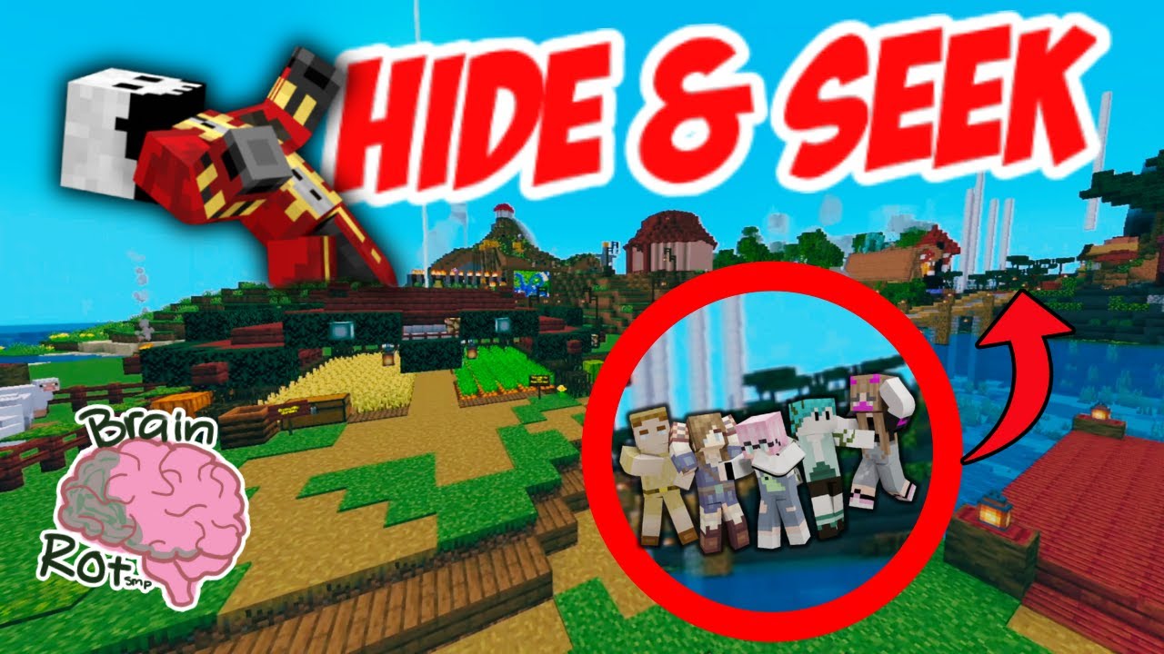 10,000 💎 Minecraft Hide & Seek on the Brainrot SMP!! - YouTube