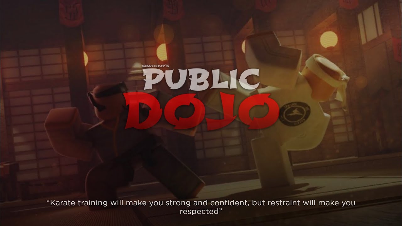Karate sparring (Roblox public dojo) - YouTube