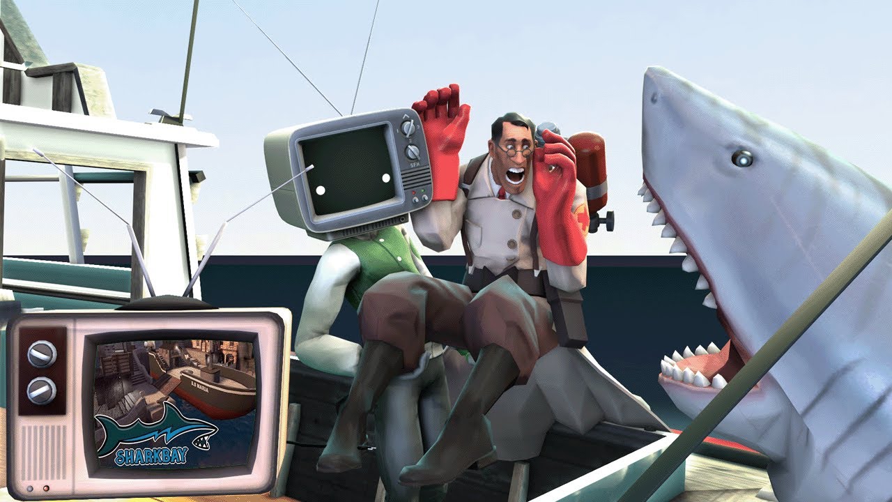 [TF2] NEW Shark Bay Map Full Match + LIVE Commentary - YouTube